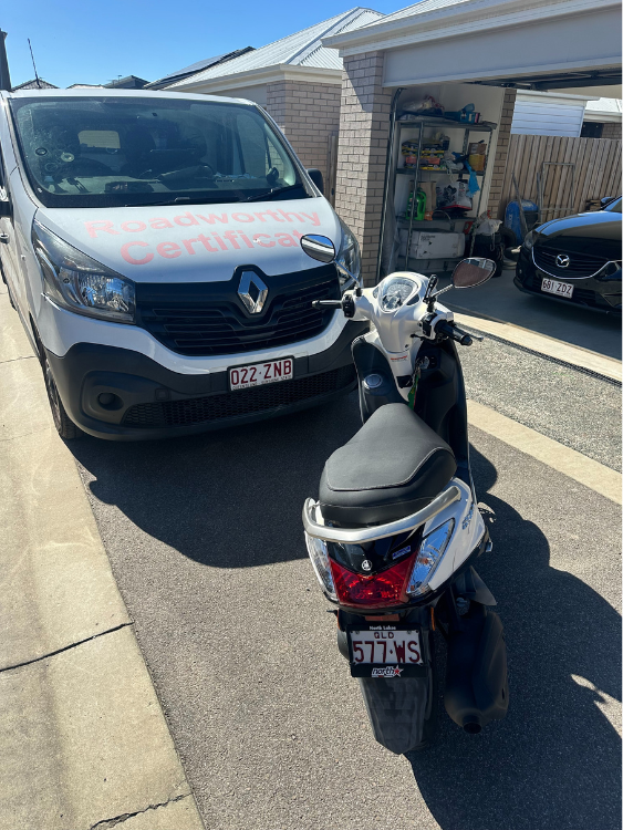 Motorcycle Roadworthy or Safety certificate